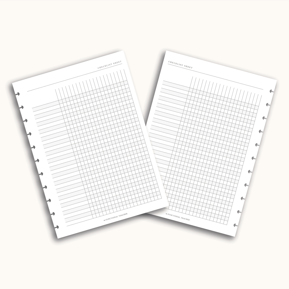 Checklist | Disc Inserts – The Functional Teacher